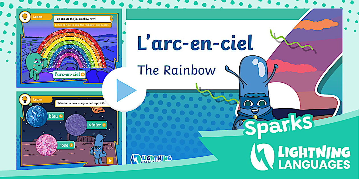 👉 Languages | French | Sparks | Colours PowerPoint 2 - Twinkl