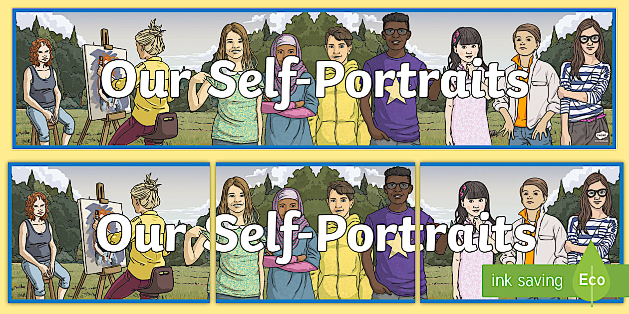 Self Portrait Banner Display - Twinkl Resources - Twinkl