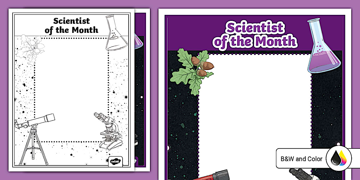 Scientist of the Month Poster (Teacher-Made) - Twinkl