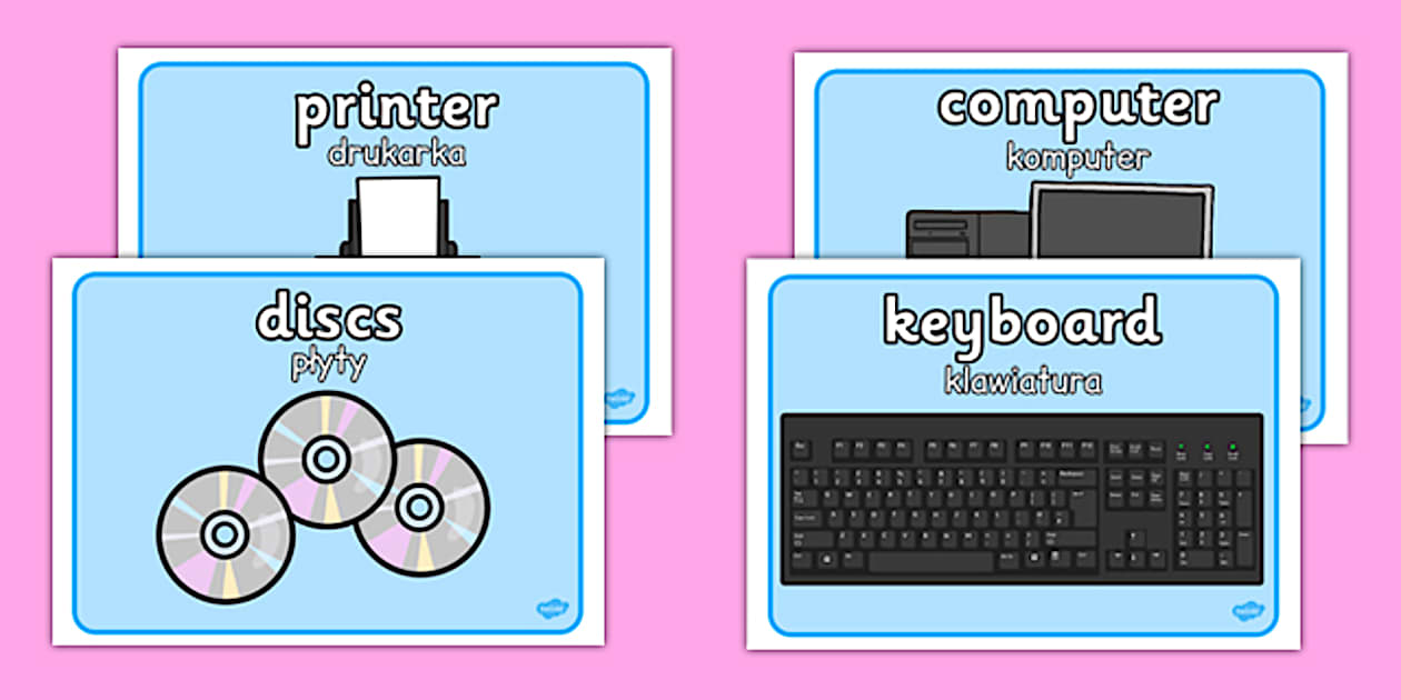 ICT Area Signs Polish Translation (teacher made) - Twinkl