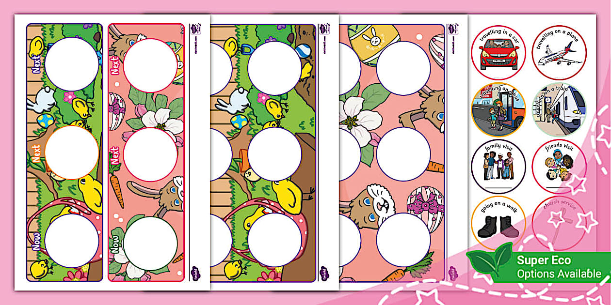 Visual Timetable for Easter Holidays (teacher made) - Twinkl
