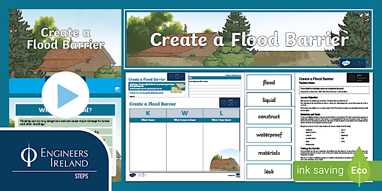 Build a Flood Barrier Challenge Pack | Engineering Week
