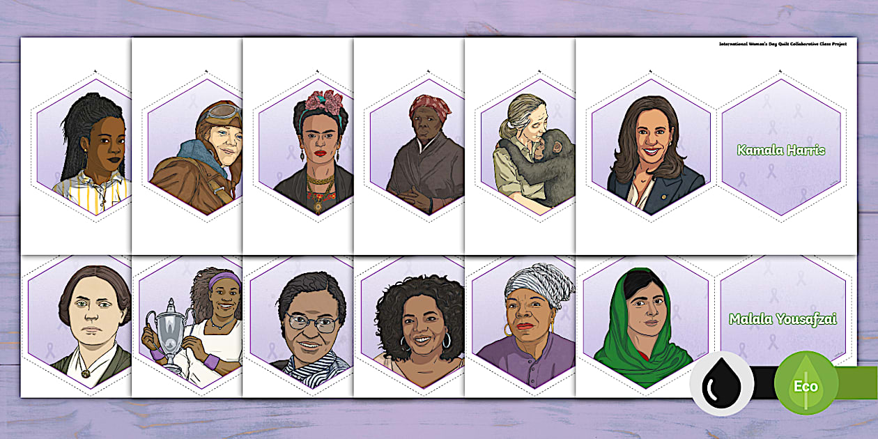 International Women's Day Quilt: Collaborative Class Project