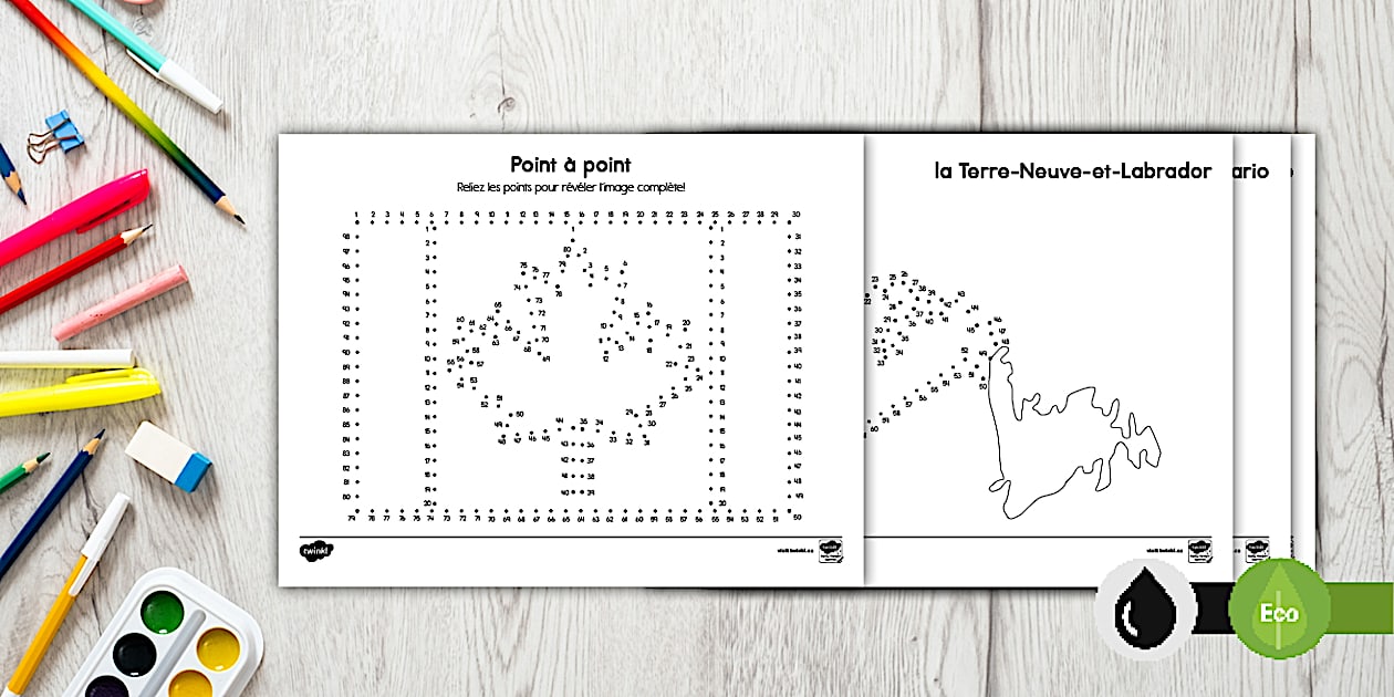 Activité du Canada : Points à relier (Teacher-Made)