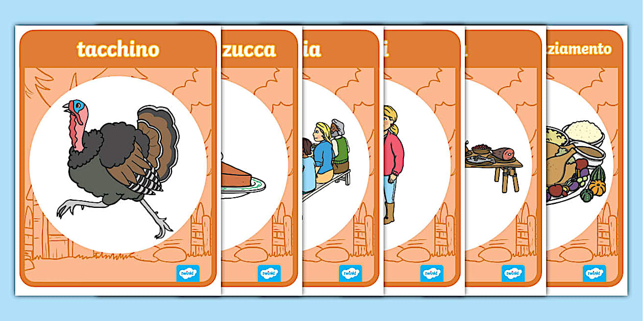 Poster Thanksgiving (teacher made) - Twinkl