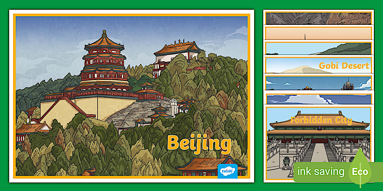 Colourful China Landmarks Photo Pack | Twinkl | KS1 | China