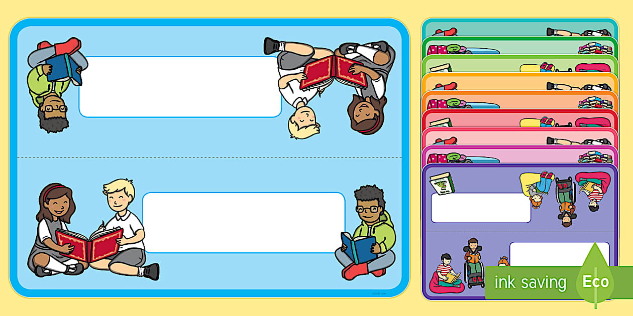 👉 Editable Class Group Table Signs (Reading Area) -Library, group signs ...