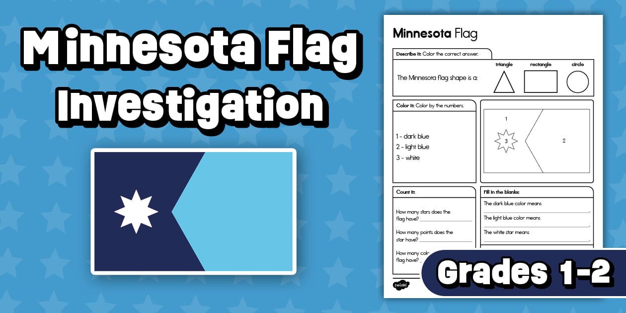 Minnesota Flag Investigation for 1st-2nd Grade