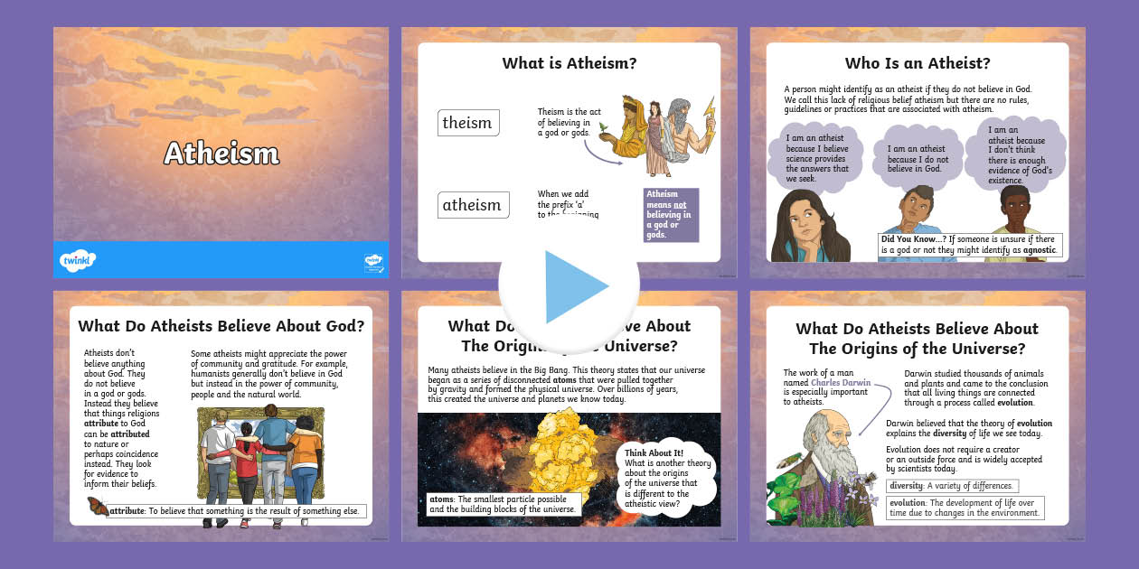 KS2 Atheism PowerPoint (teacher made) - Twinkl