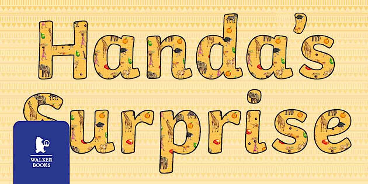 FREE! - Handa's Surprise Display Lettering (teacher made)