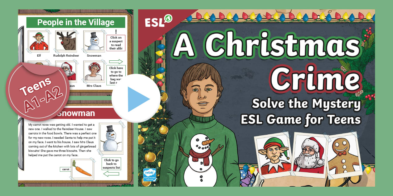 Twinkl Christmas Game PPT Mystery (teacher made) - Twinkl