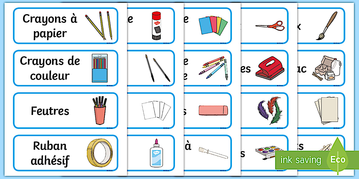 Editable Étiquettes modifiables bleues : Ressources pour le coin créatif