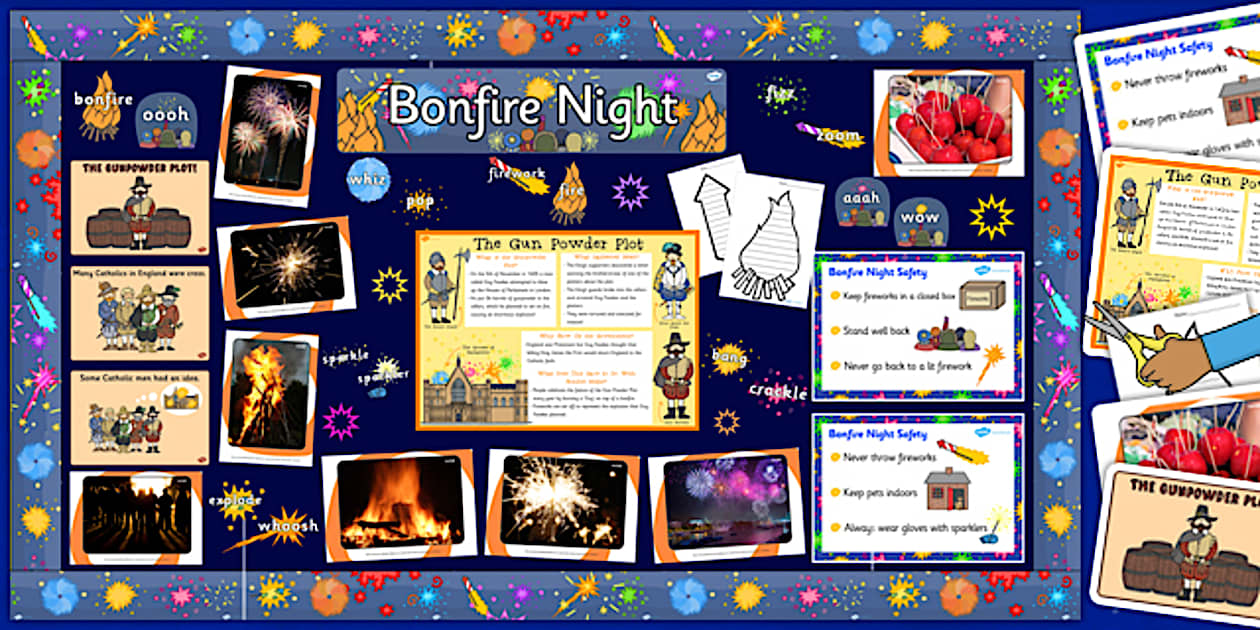 Ready Made Bonfire Night Display Pack (teacher made)