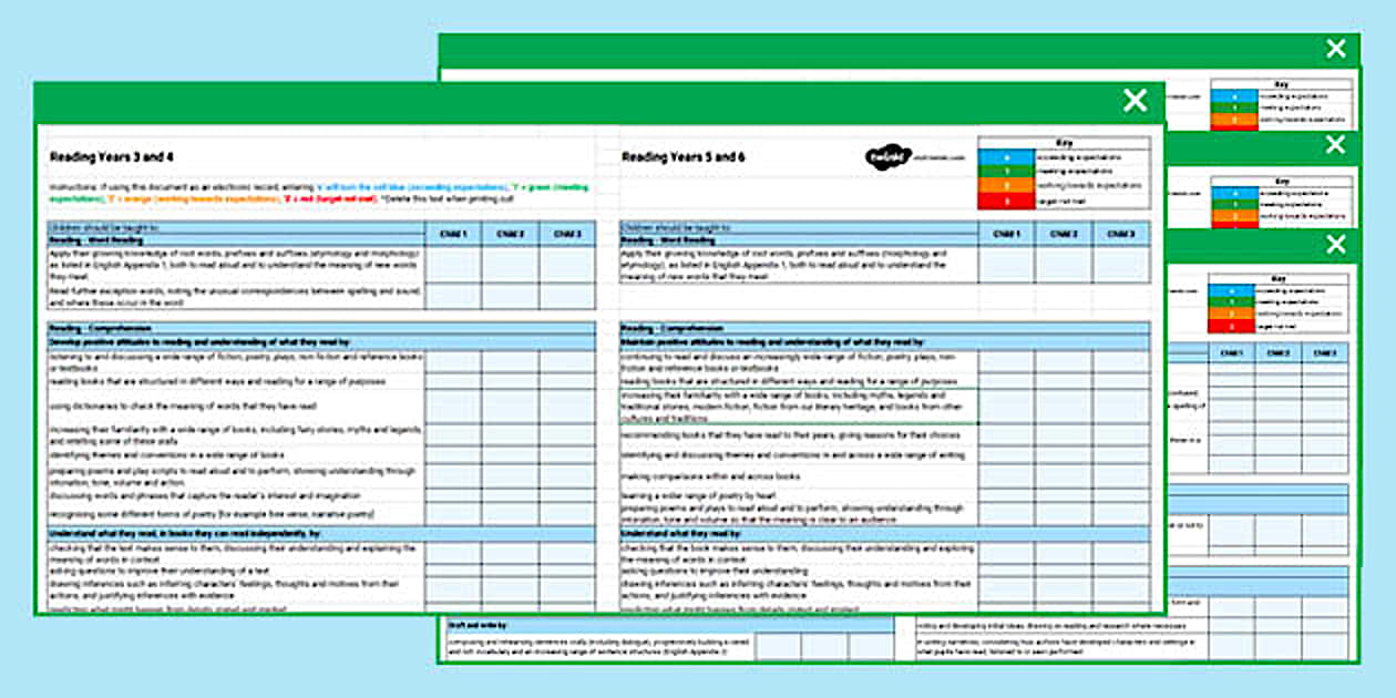 Home Educators Whole KS2 2014 Curriculum Assessment Tracker
