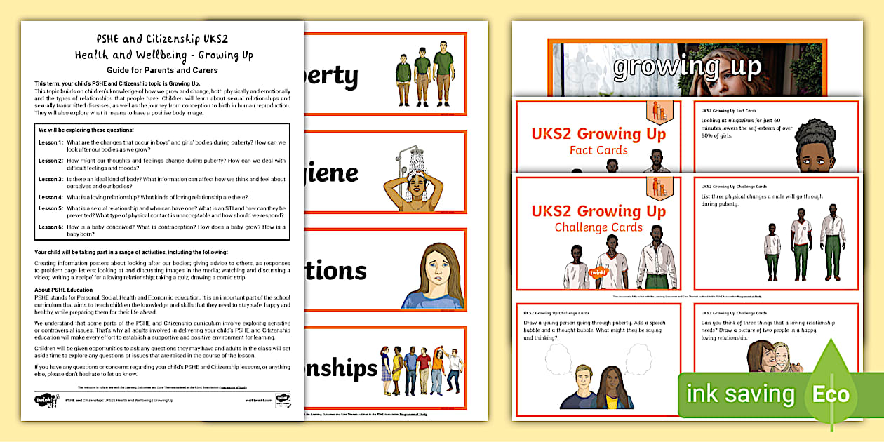 PSHE: UKS2 Growing Up - Additional Resources - Twinkl