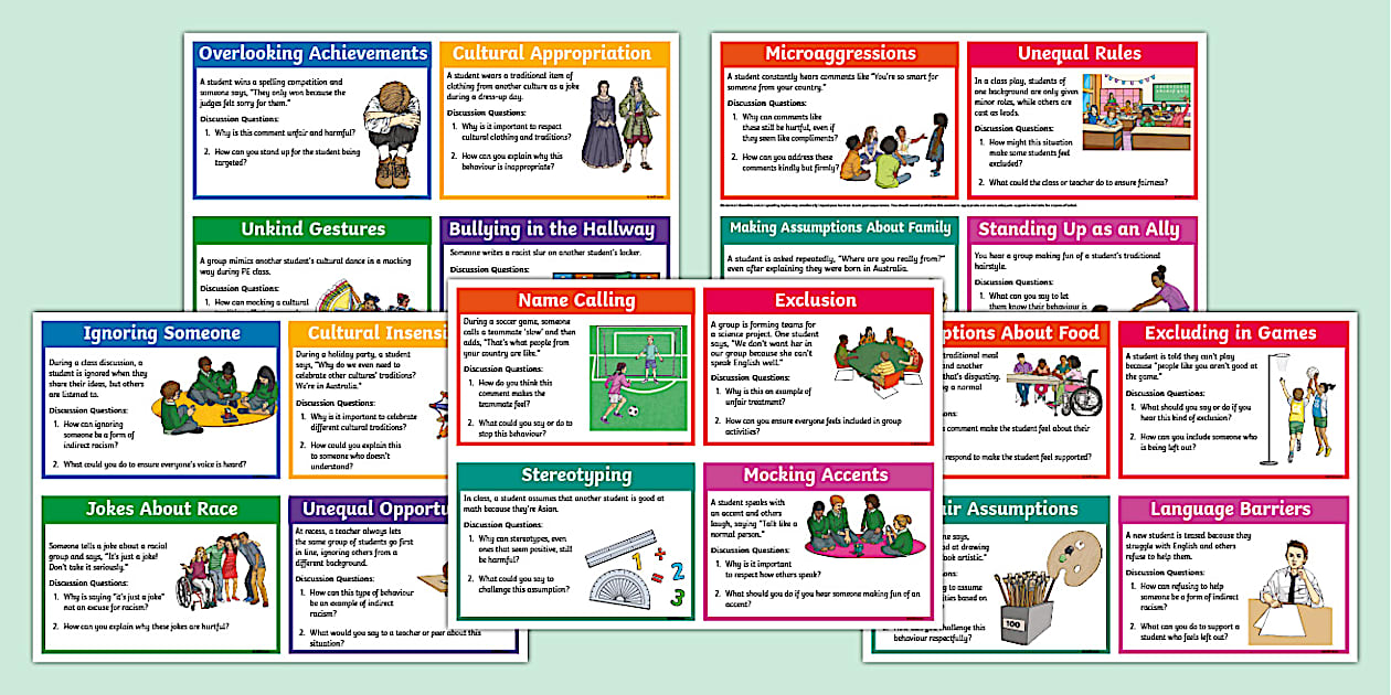 Standing Together: Anti-Racism and Inclusion Scenario Cards