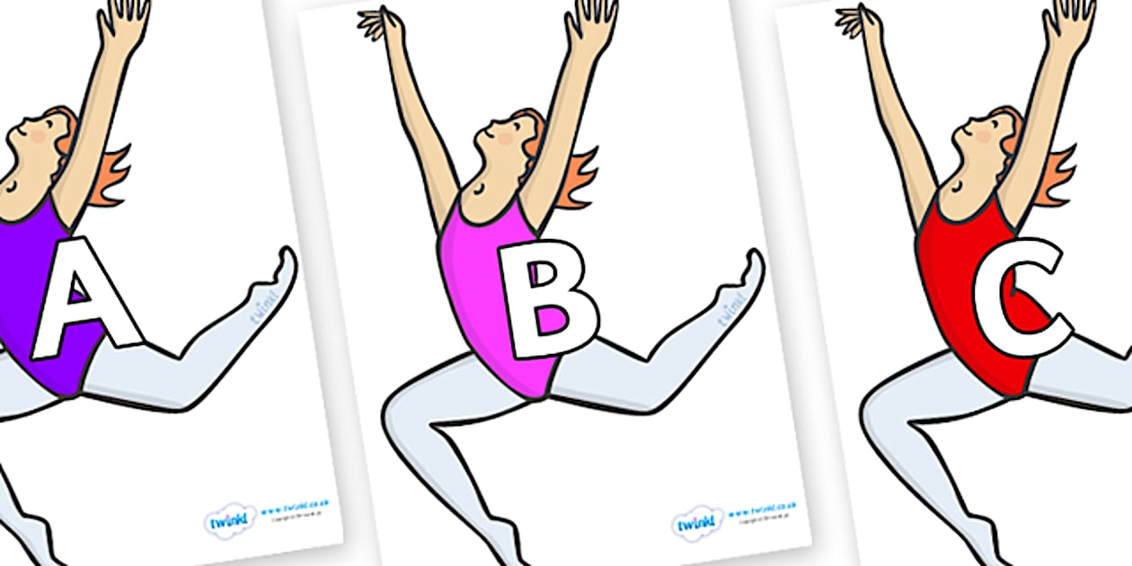 Cursive A-Z Alphabet on Ballet Dancers (teacher made)