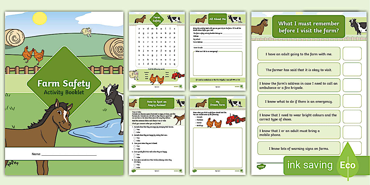 Farm Safety Activity Bundle