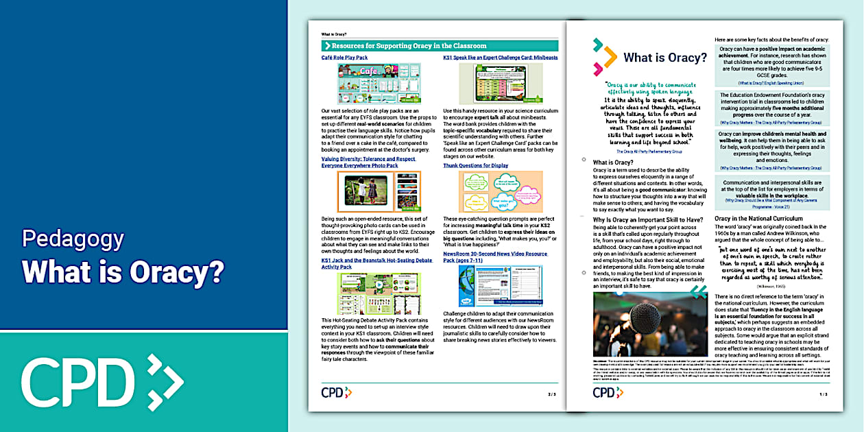What is Oracy? (teacher made) - Twinkl