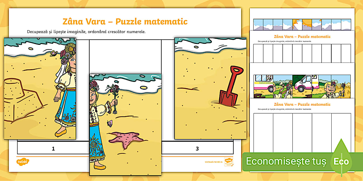 Zâna Vara – Puzzle matematic (teacher made) - Twinkl