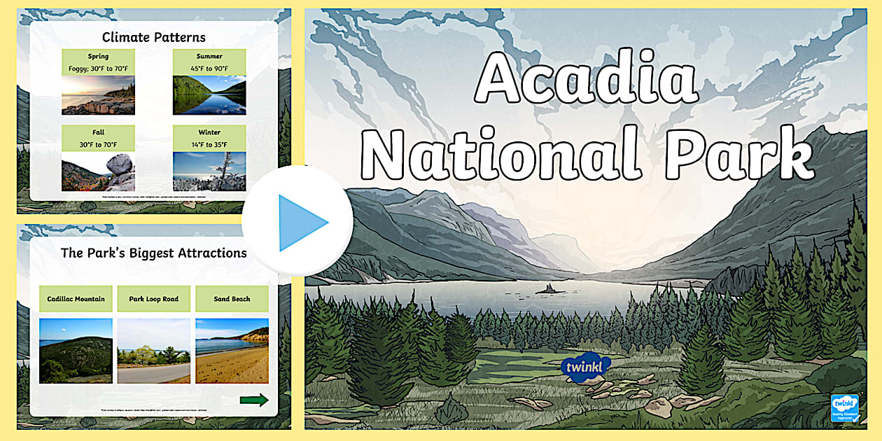 Acadia National Park PowerPoint | Geography | Twinkl USA
