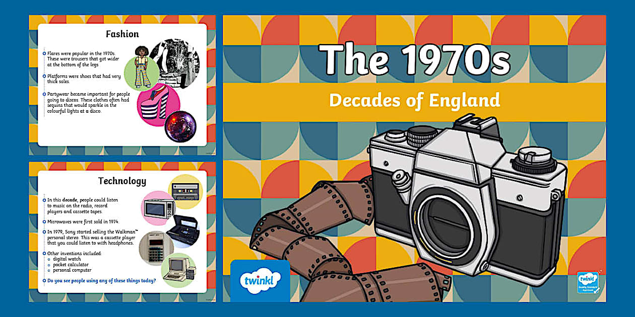 KS1 Decades of England The 1970s PowerPoint (Teacher-Made)