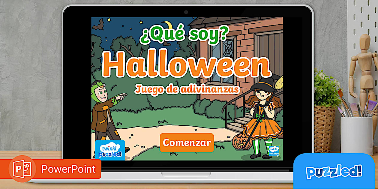 Juego de adivinanzas: ¿Qué soy? - Halloween (teacher made)