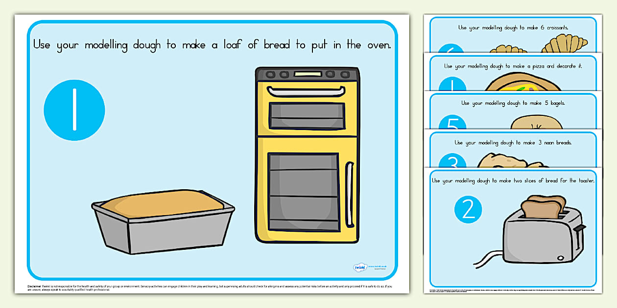 Bread Modelling Dough Mats (Teacher-Made) - Twinkl