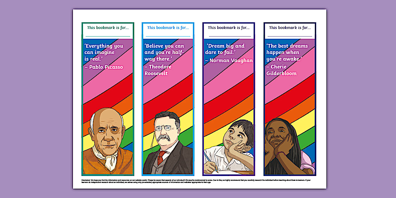 Leavers' Yearbook Quotes Bookmarks (Teacher-Made) - Twinkl