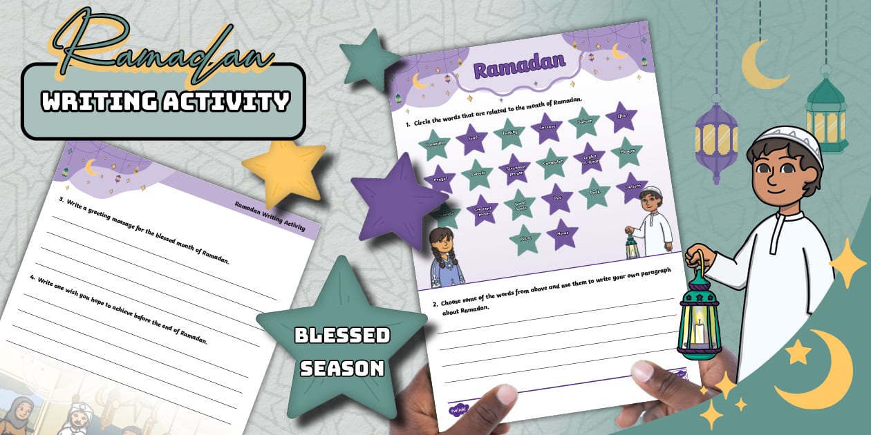Ramadan Writing Activity