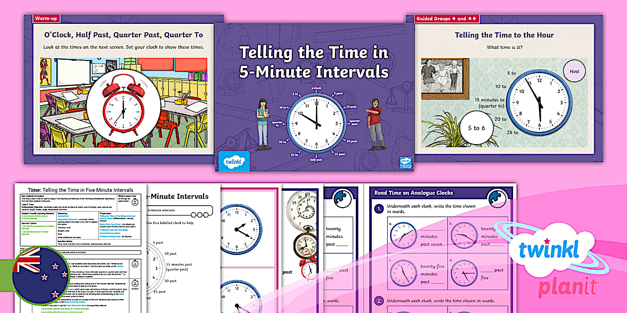 Level 3 Time: Read Time on Analogue Clocks Lesson 1 - Twinkl