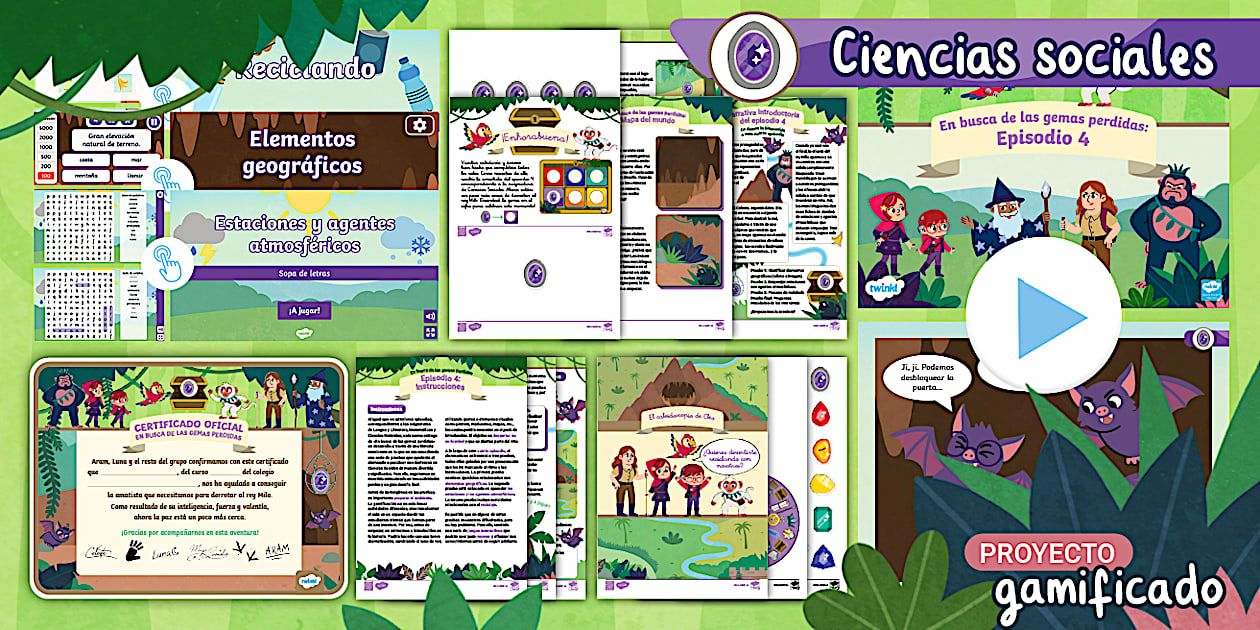Proyecto gamificado: En busca de las gemas perdidas - Episodio 4