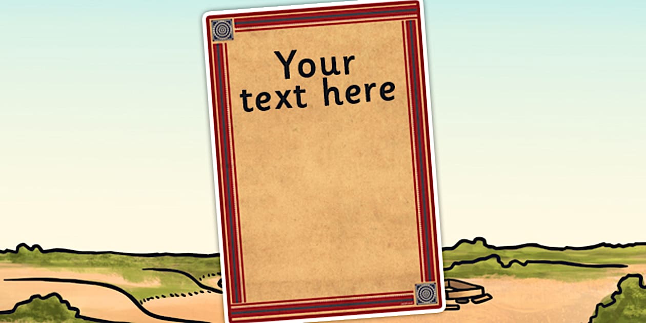 The Indus Valley Themed Themed Editable Poster Template - posters