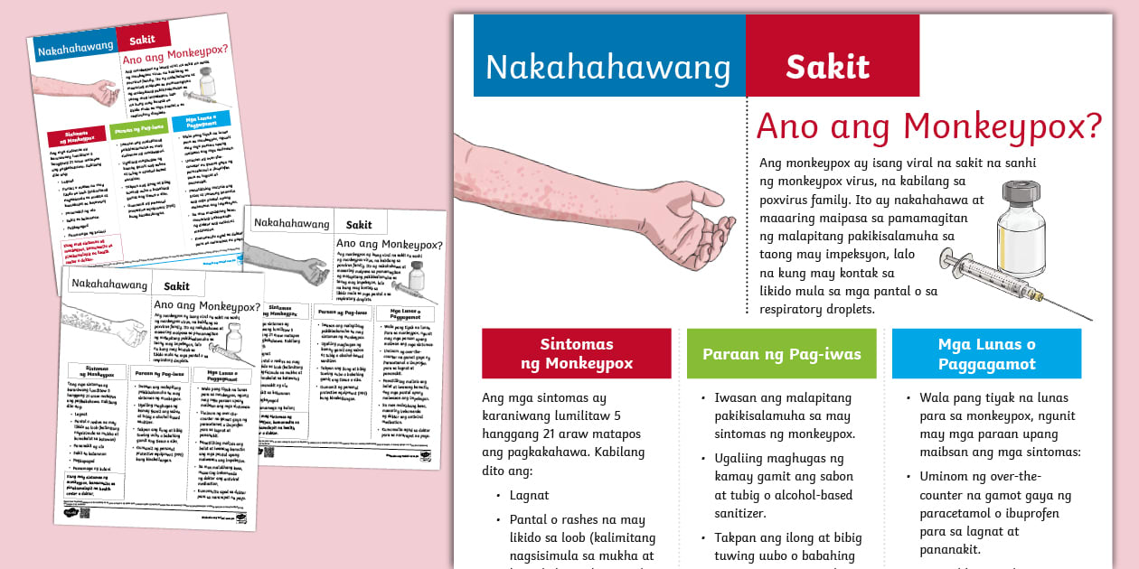 Nakahahawang Sakit - Monkeypox (teacher made) - Twinkl