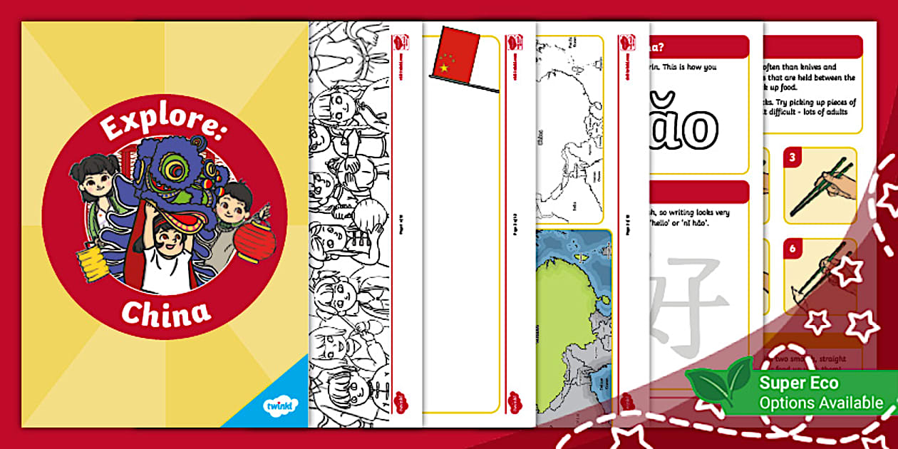 Explore: China Activity Booklet (teacher made) - Twinkl