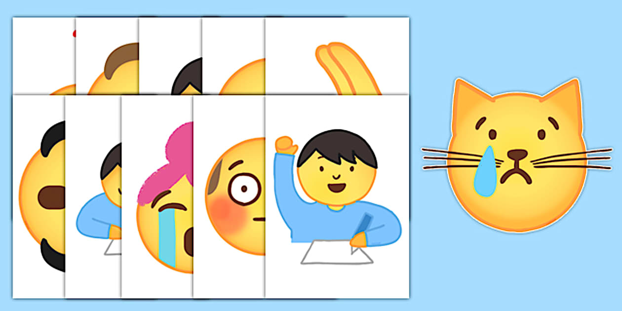 👉 😊 Emojis Display Cut-Outs (teacher made) - Twinkl