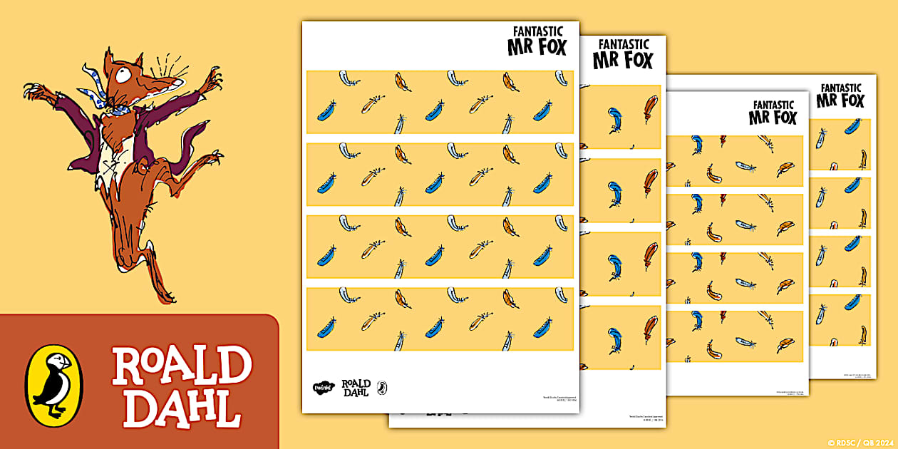FREE! - Fantastic Mr Fox: Display Borders (teacher made)