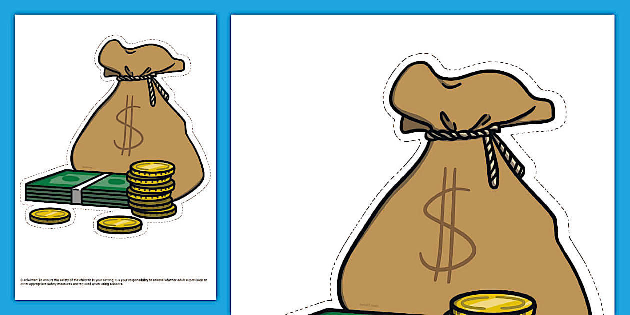 Money Emoticon Cut-Out