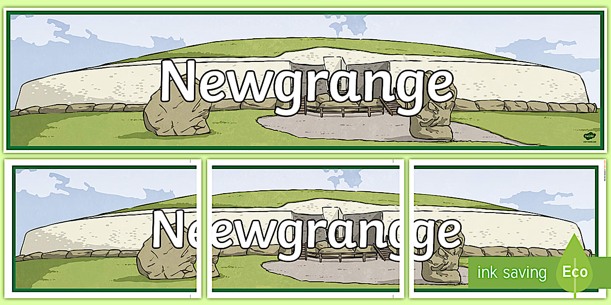 Newgrange Display Banner-Irish (teacher made) - Twinkl