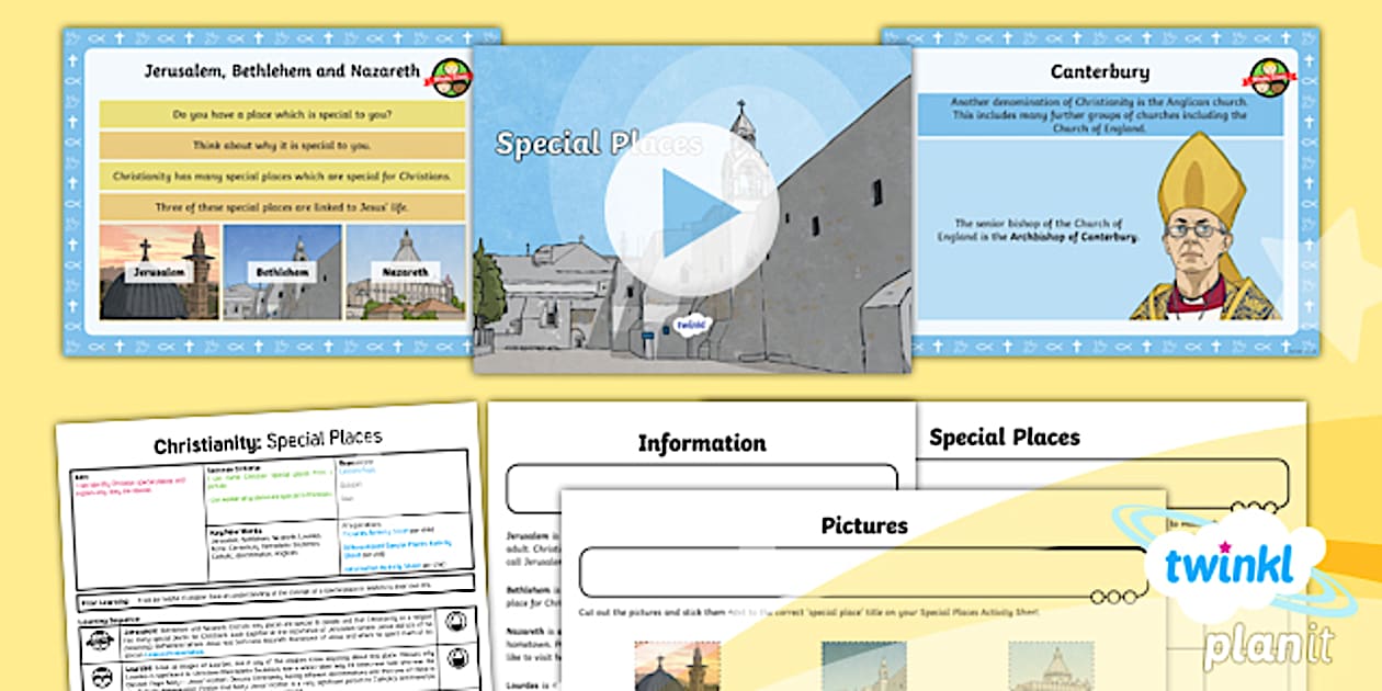 RE: Christianity: Special Places Year 4 Lesson Pack 3
