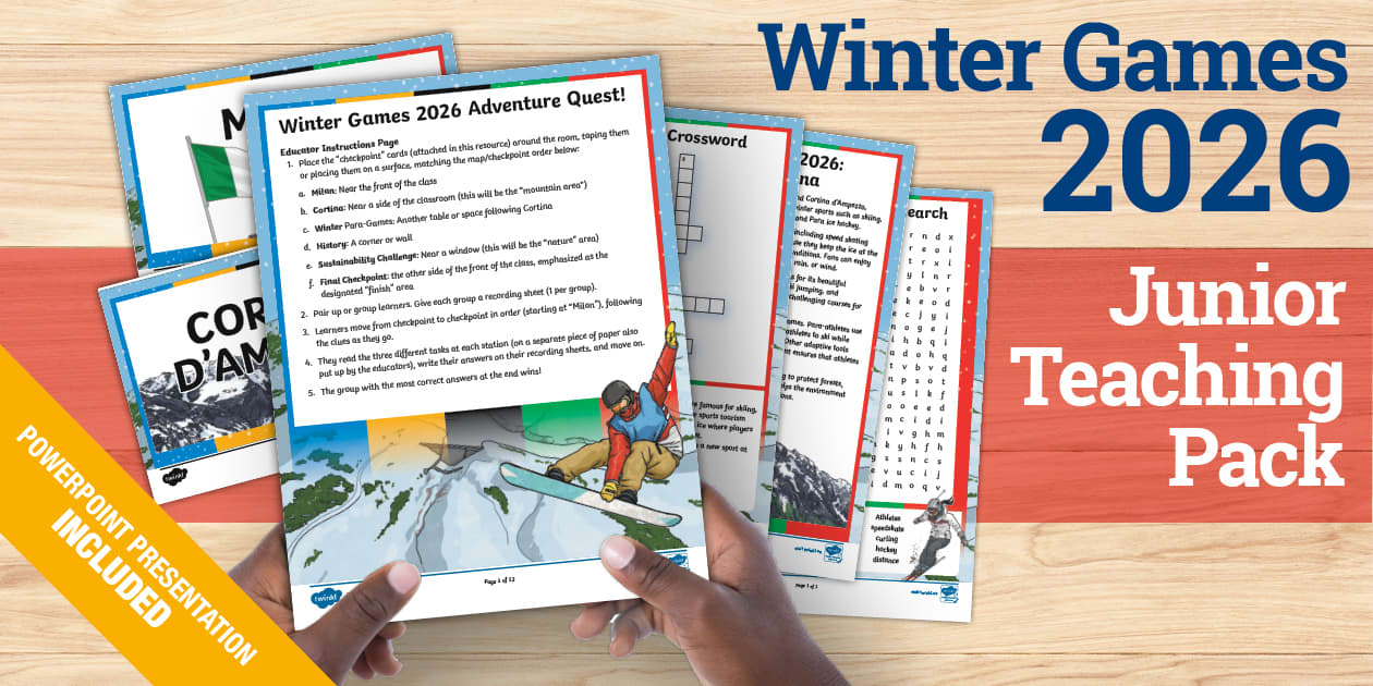 Winter Games 2026 Junior Teaching Pack