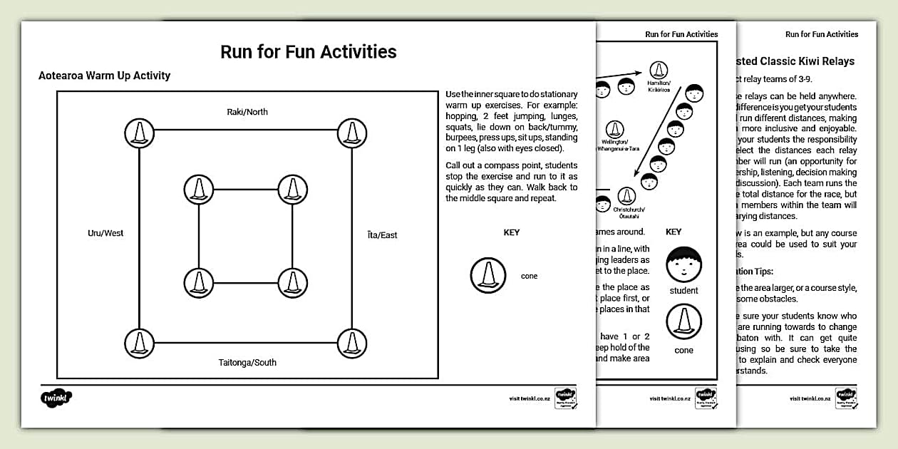 Run for Fun Activities (teacher made) - Twinkl