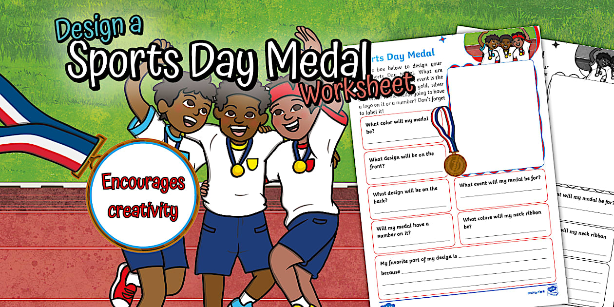 Design a Sports Day Medal Worksheet