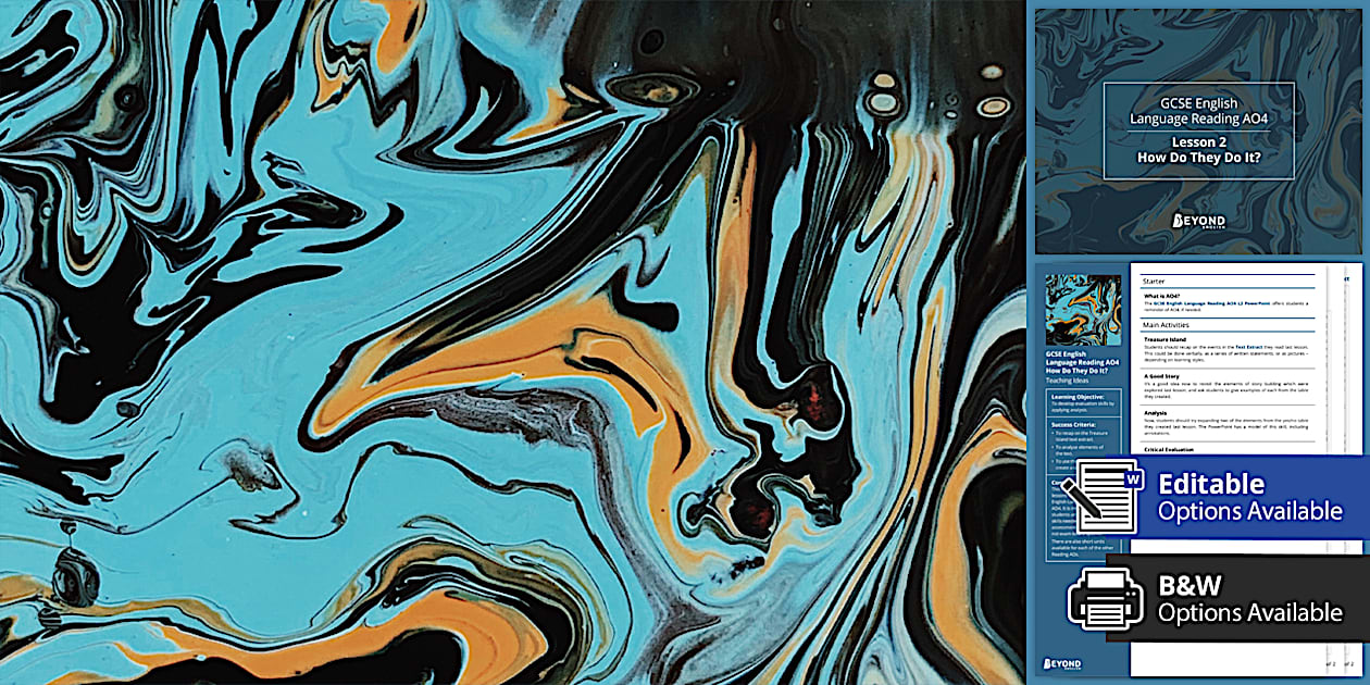 GCSE English Language Reading AO4 L2 (teacher made) - Twinkl