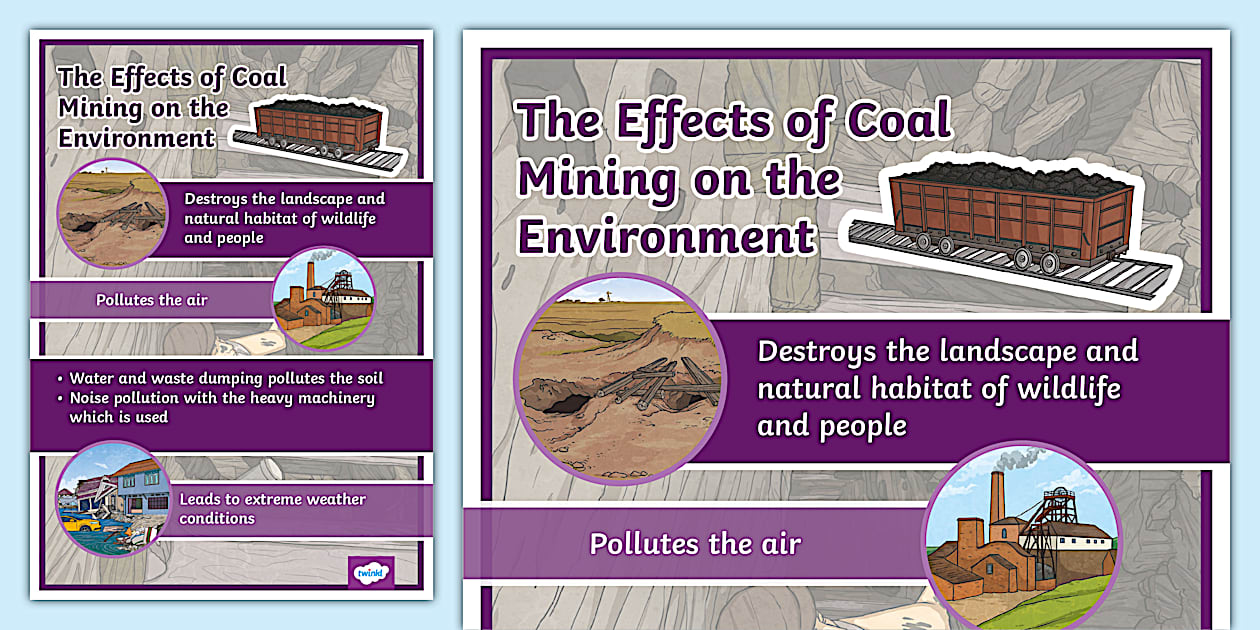 The Effects of Coal Mining on the Environment – Poster