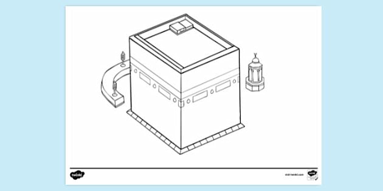 Old Mecca Colouring Sheet | Colouring | Twinkl Resources