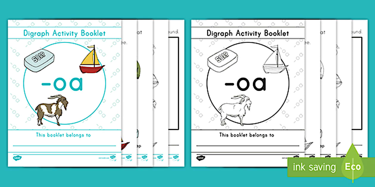 -oa Digraph Activity Booklet - Twinkl