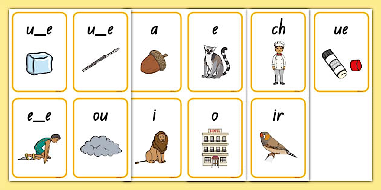 Phonics: Level 5 Sound Flashcards Weeks 7-12 - Twinkl