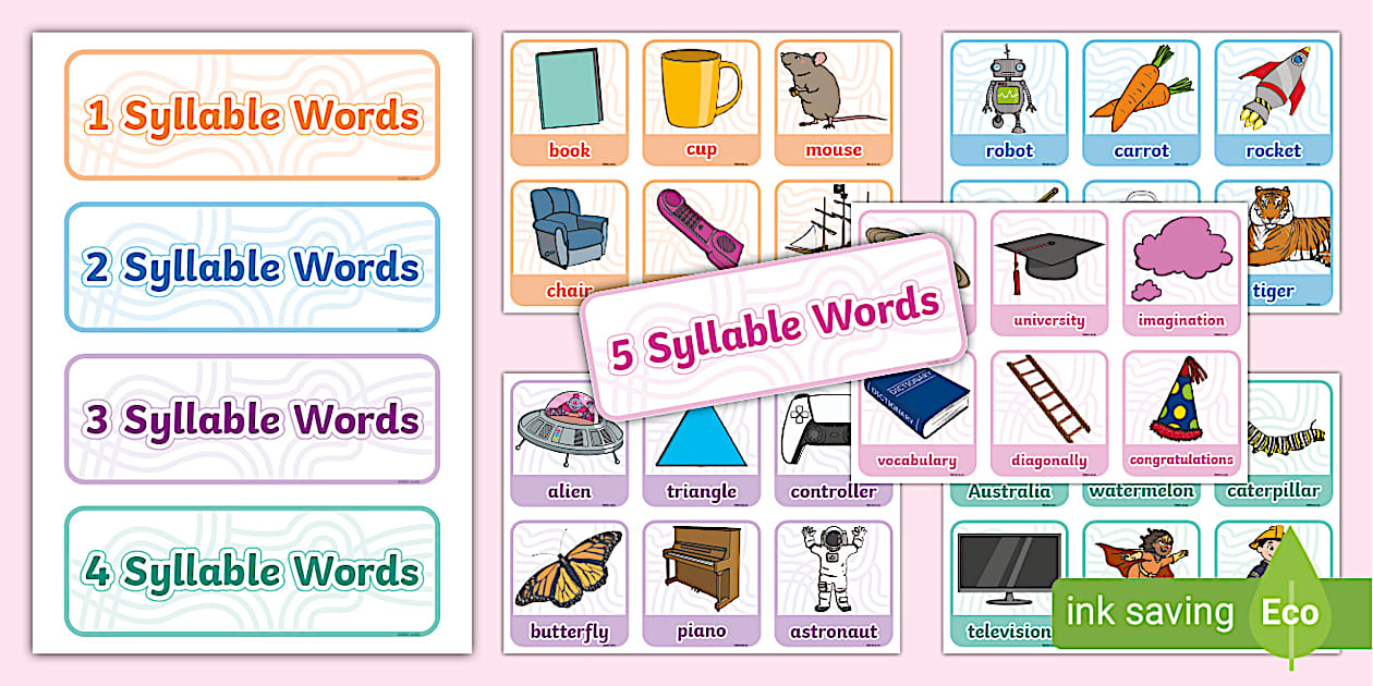 Sorting Syllables Cards | Twinkl (teacher made) - Twinkl