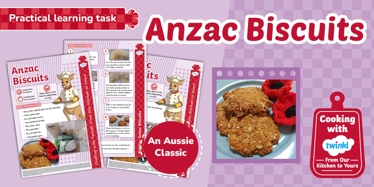 Anzac Biscuits Recipe